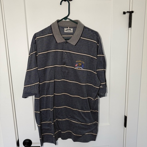 Slazenger | Shirts | Vintage Slazenger Golf Polo 999 Ryder Cup The ...